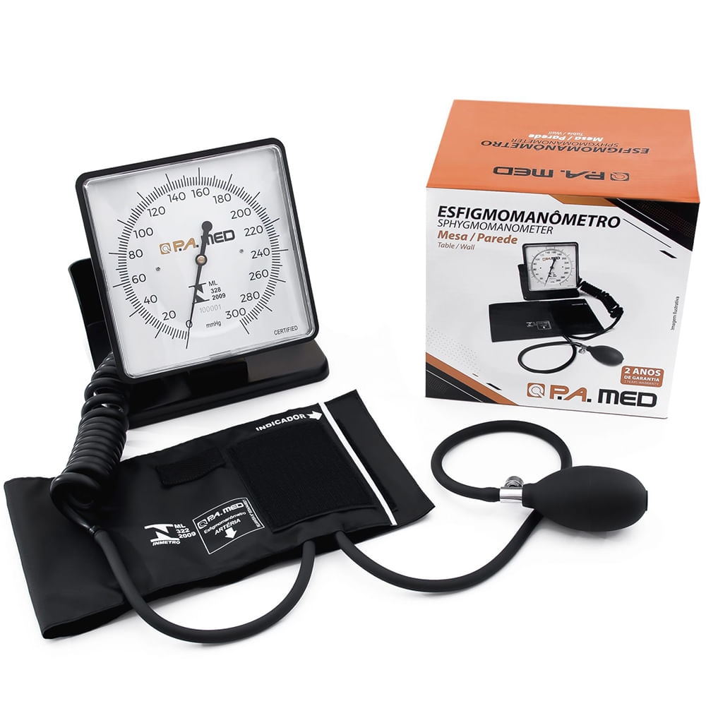Esfigmomanometro Adulto Velcro de Parede - P.A. MED