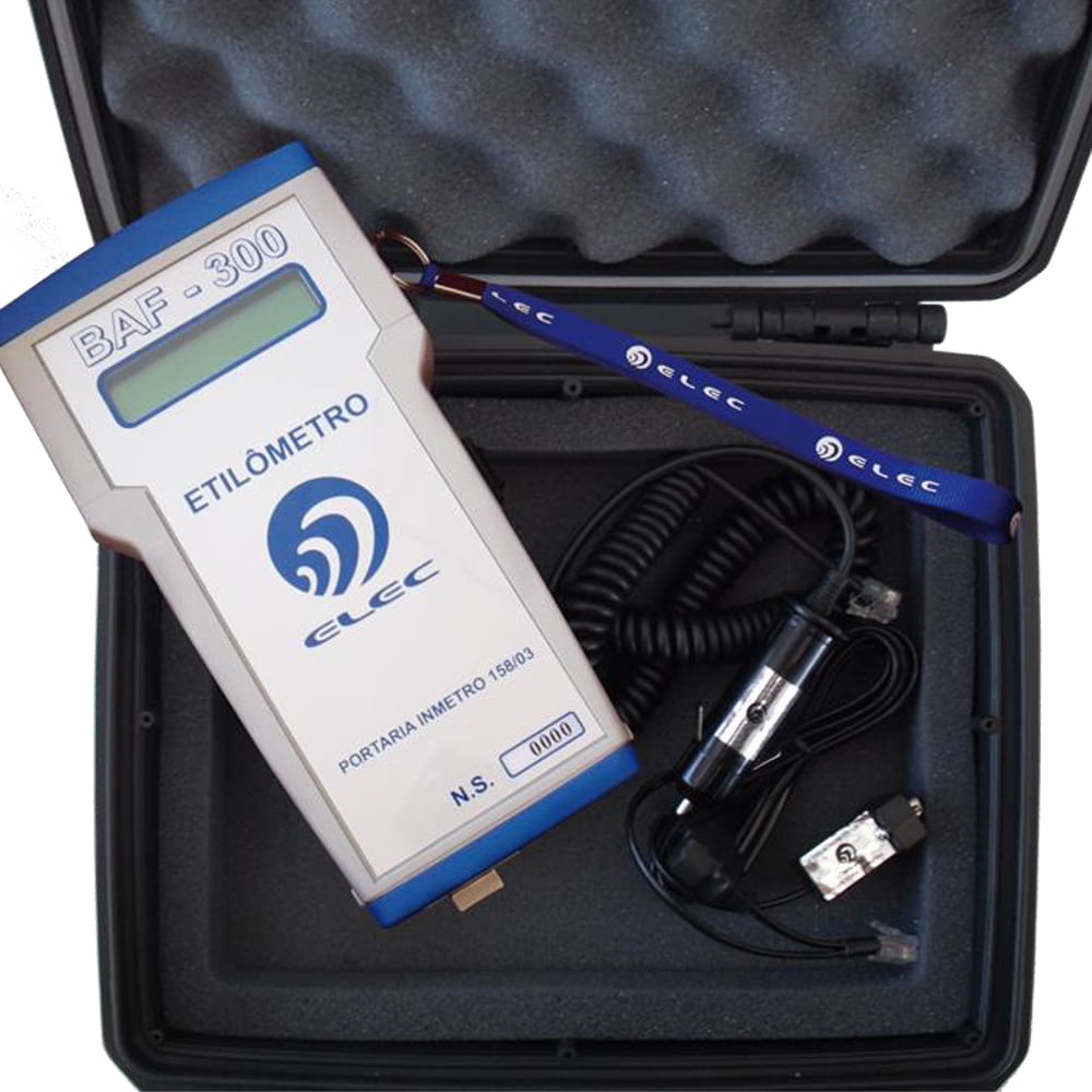 Bafômetro Etilômetro BAF300 - Elec
