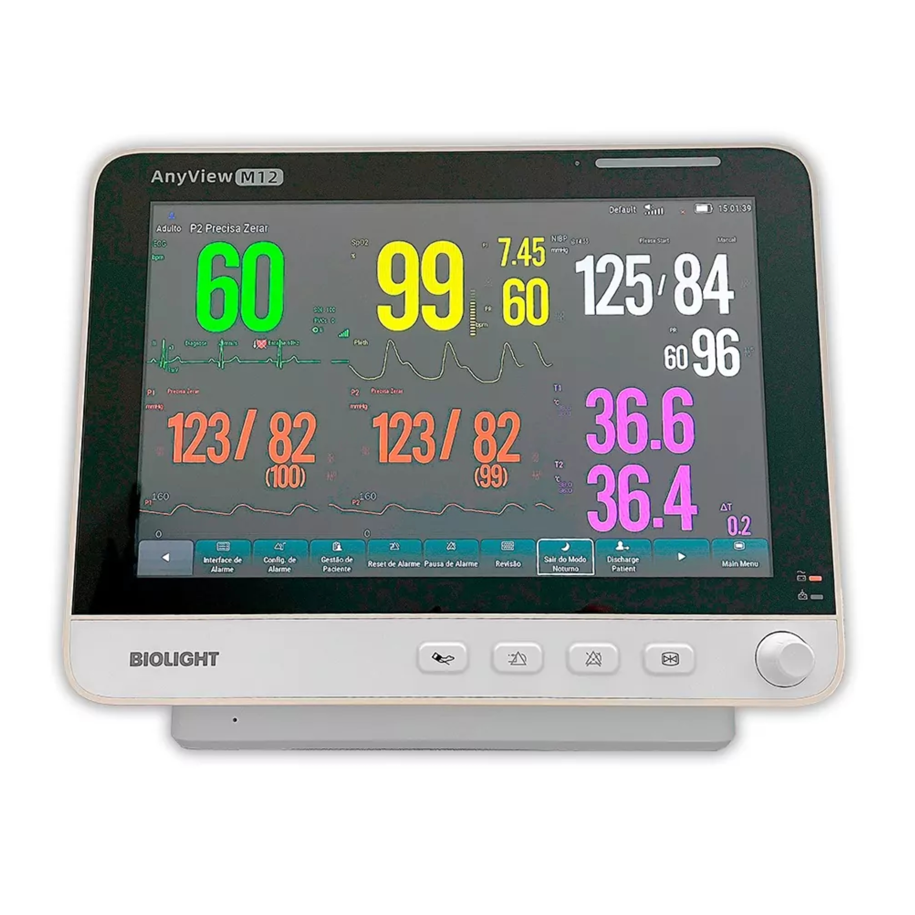 Monitor Multiparâmetro 12.1" M12 - Biolight