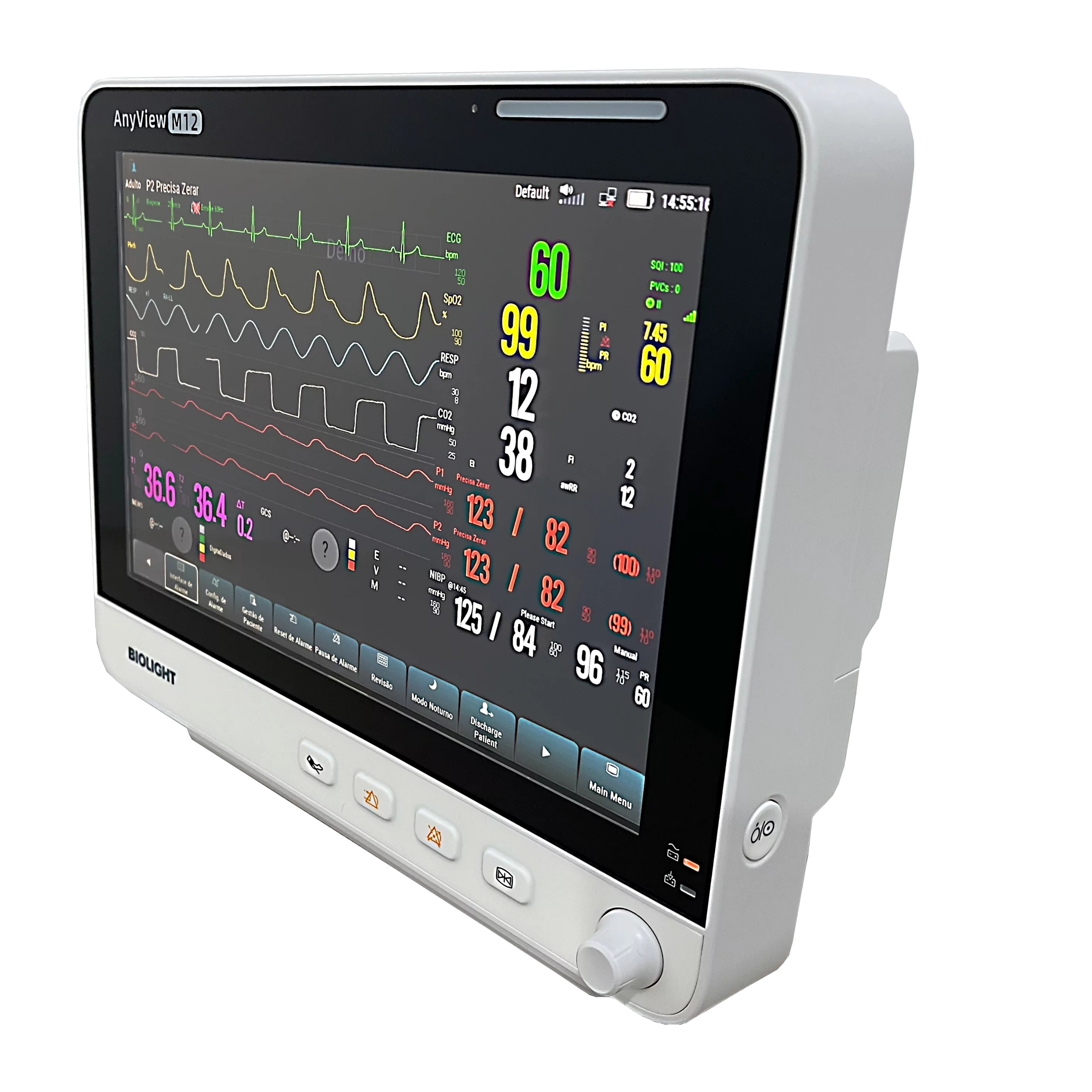 Monitor Multiparâmetro 12.1" M12 - Biolight