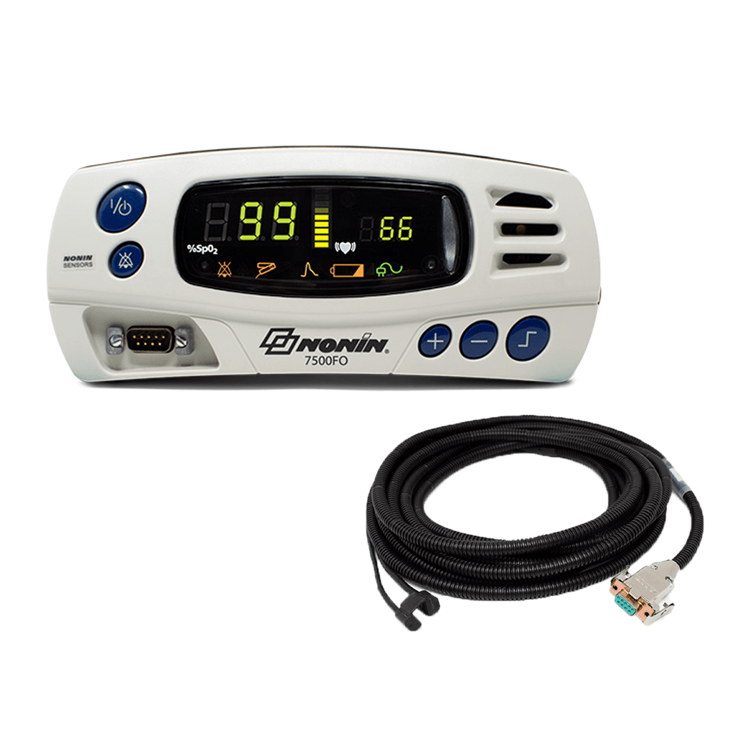 Oxímetro de Pulso p/ Ressonância Magnética com Sensor Adulto 7500FO - Nonin
